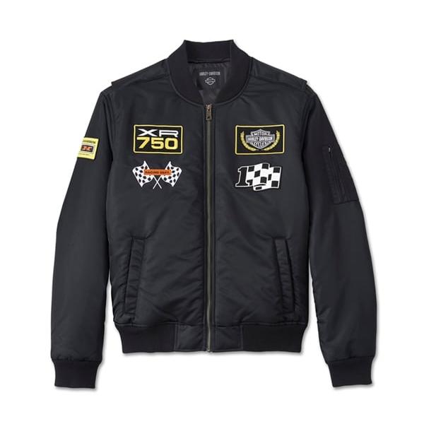 Harley Davidson At the Crank ボンバージャケット 97450-24VM ブラックビューティー : リバーYahoo ...