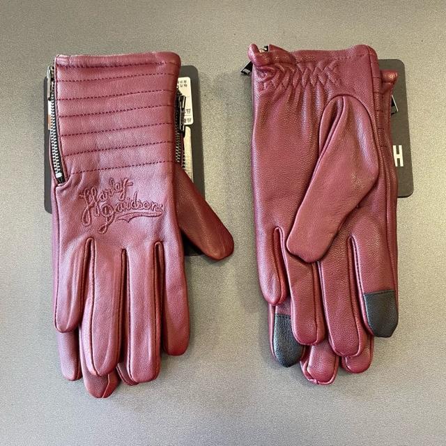 Harley Davidson レディースジャーニーレザーグローブ 97703-23VW : リバーYahoo!ショップ - 通販 ...