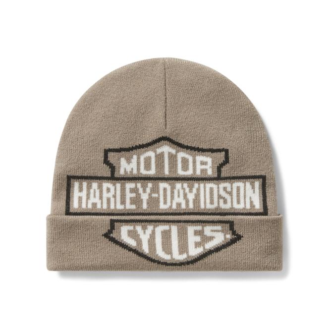 Harley Davidson（ハーレー・ダビッドソン） オーバーサイズバー&シールドビーニー 97775-25VM タン : リバー ...