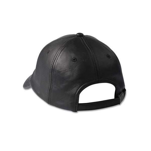 Harley Davidson（ハーレー・ダビッドソン） Bar&Shield レザーベースボールキャップ 97823-23VW Black ...