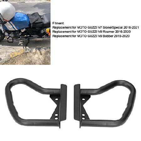 Qiilu Engine Guard Crash Bar, Motorcycle Highway Engine Guards ...