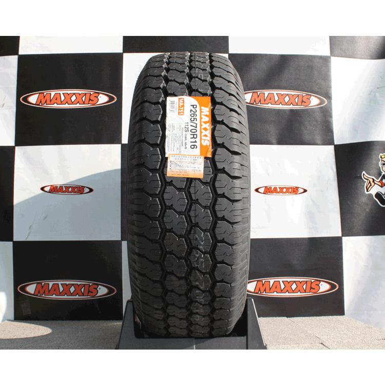 MAXXIS MA-751 265/70R16 112S 新品 ホワイトレター 2015年製 : ネットショップイーライフ - 通販 ...