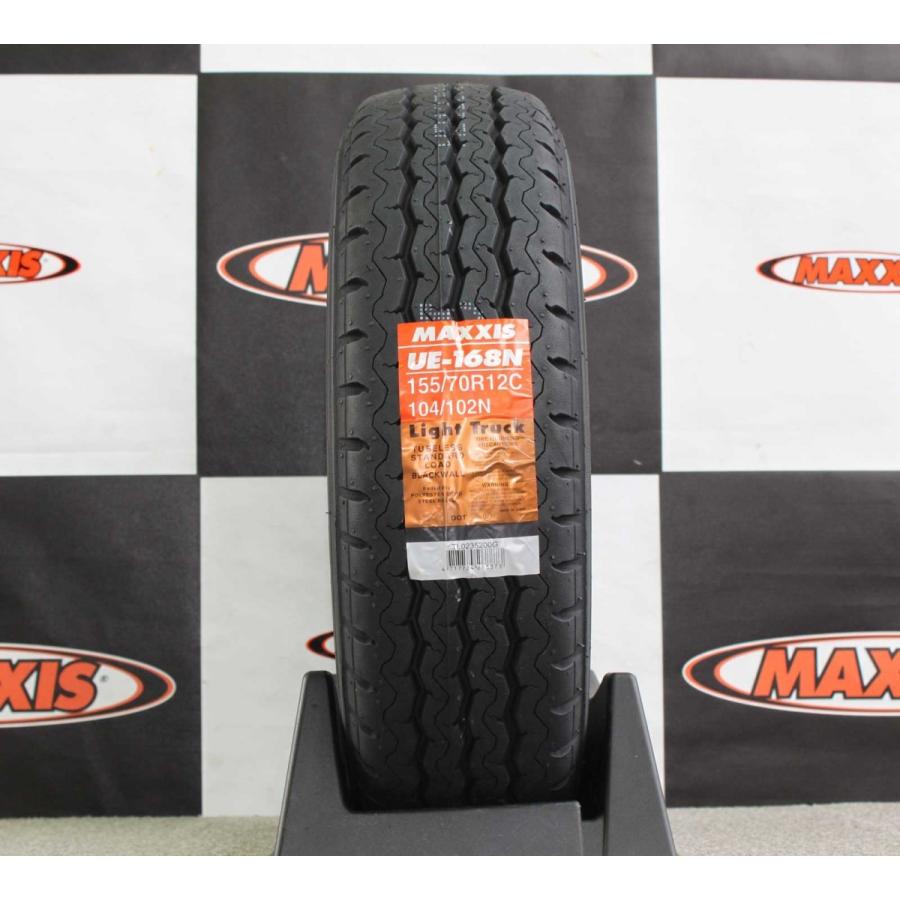 MAXXIS マキシス UE-168N 155/70R12C 8PR 104/102N Bravo Series 155/70-12 商用車 ...