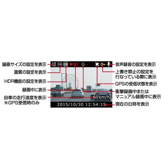 コムテック コムテック製 DC-DR510 ドライブレコーダー 日本製 safe GEORGE SIMPLE2 GPS付き : netshop veloce - 通販 - Yahoo!ショッピング