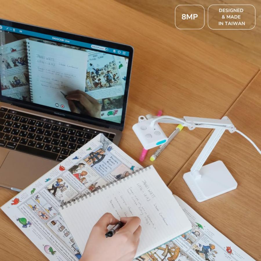 OAB OAM 4K 書画カメラ/WEBカメラ/実物投影機 UHD 800万画素10c近接撮影 M iad対応 マイク内蔵 オンライン授業 Z : Neutrogena - 通販 ...