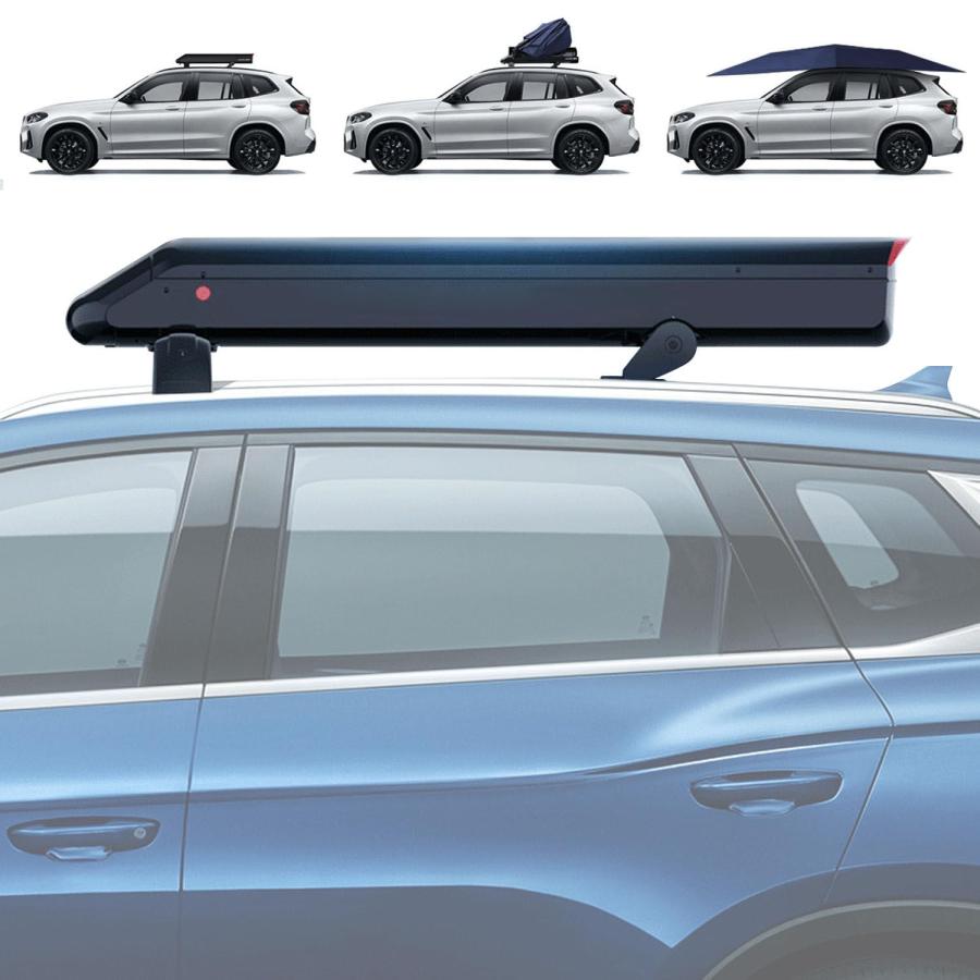 【並行輸入品】 OTQEFTN Fully Automatic Car Umbrella, Windproof Outdoor Tent ...