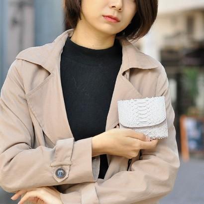 VIADOAN 最大P+16% ヴィア ドアン VIA DOAN 二つ折り財布 Bran Python ブランパイソン 453 レディース : Newbag Wakamatsu バッグ 財布 ...