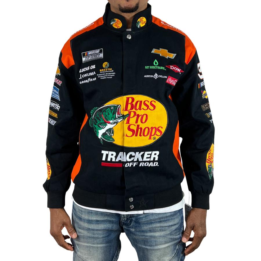 JH Design NASCAR Twill Jacket Bass Pro Shops Austin Dillon バス プロ ショップス ...