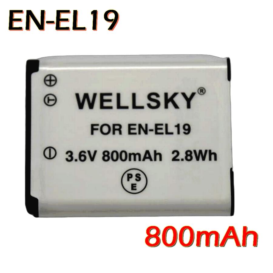 EN-EL19 NP-BJ1 互換バッテリー [ 純正 充電器 バッテリーチャージャー で充電可能 残量表示可能 ] Nikon ニコン Sony ソニー : 輸入雑貨NLS - 通販 ...