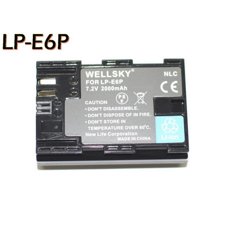 LP-E6P LP-E6 LP-E6N LP-E6NH 互換バッテリー CANON キヤノン 残量表示可能 純正品と同じよう使用可能 イオス EOS : lp-e6p3 : 輸入雑貨NLS ...