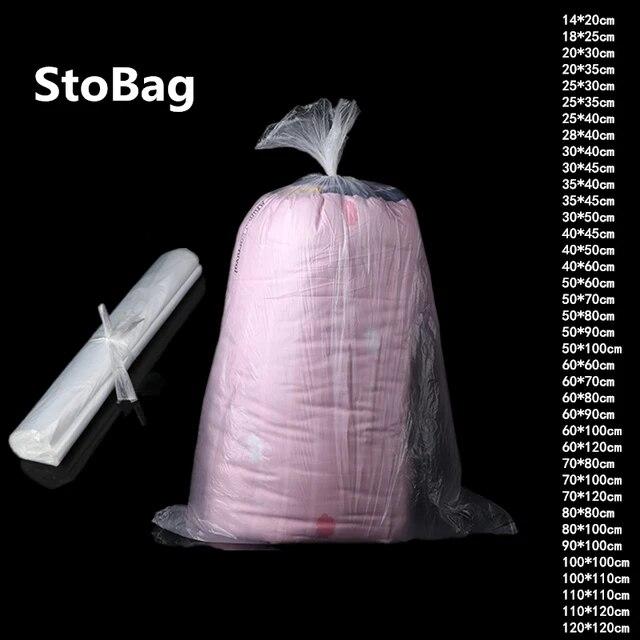 Stobag 100 個 pe つや消しダストファン服カバーぬいぐるみ包装袋水分防水プラスチック紙箱の内側フラットバッグ : a-4000691443165-20240313 : newold ...