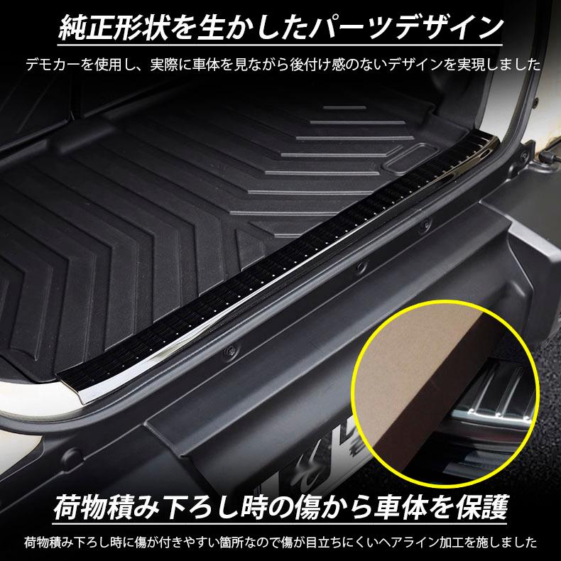 ジムニーノマド JC74 5ドア パーツ ラゲッジ スカッフプレート テールエンドカバー 保護 キズ防止 内装 カスタム アクセサリー jimny JC74W JB74 : Panda ...