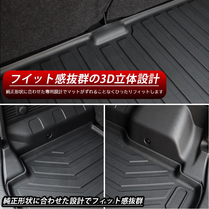 ジムニーノマド JC74 5ドア パーツ ラゲッジマット 防水 軽量 ラバータイプ スポーツマット カーゴマット 荷室マット 防汚 防滑 内装 カスタム アクセサリー : Panda ...