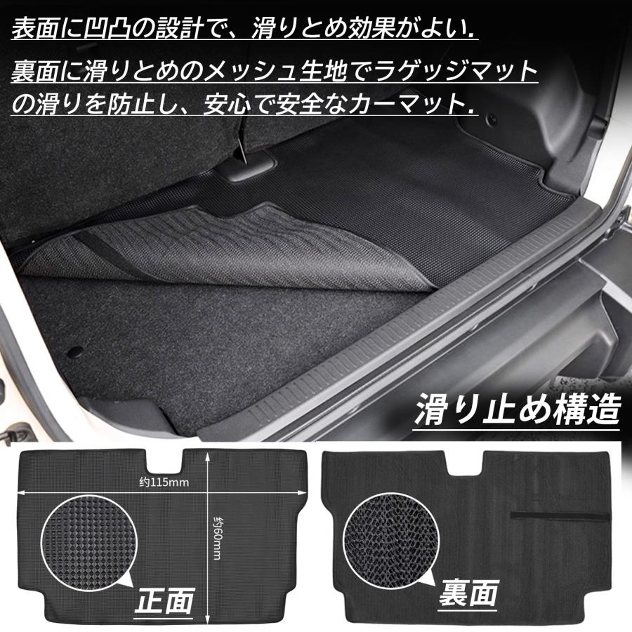 ジムニーノマド JC74 5ドア パーツ ラゲッジマット スポーツマット カーゴマット 荷室マット 防汚 防キズ 掃除 防水 滑り止め 内装 カスタムパーツ アクセサリー : Panda ...