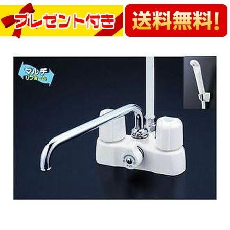 KVK KF2008 水栓金具 デッキ形2ハンドルシャワー220mmパイプ式 : 設備プラザ 2号店 - 通販 - Yahoo!ショッピング
