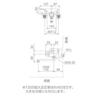 MTB170KPT KVK 定量止水付サーモスタット式混合栓 お湯ぴたシリーズ 170mmパイプ付 : 設備プラザ 2号店 - 通販 - Yahoo!ショッピング