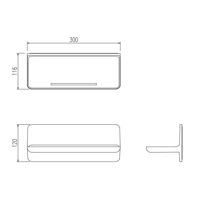 NT-300A(2)-1S/FW1 INAX/LIXIL 浴室部品 マグネットシェルフ300W : NEW設備プラザ - 通販 - Yahoo!ショッピング