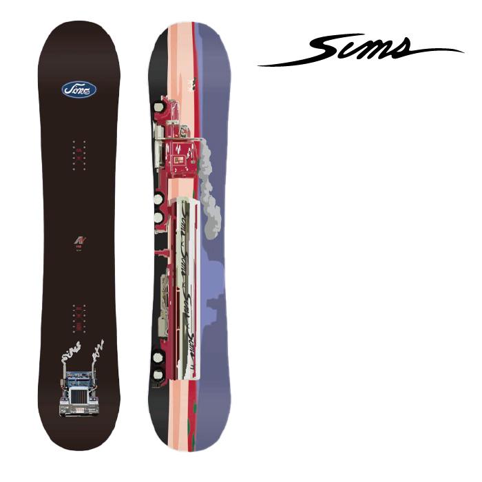 SIMS 日本正規品 スノーボード 板 シムス ATV PRO Black Camber UNISEX エーティーブイ プロ キャンバー ...