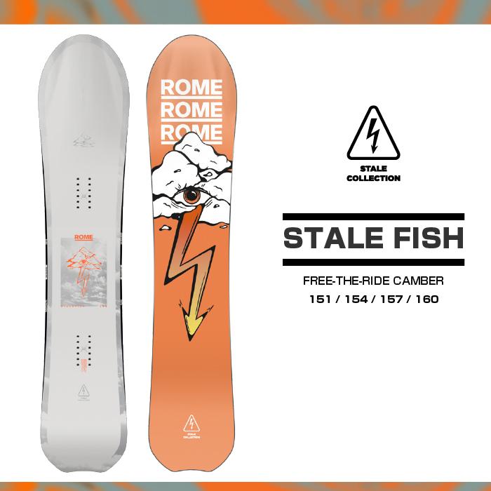 ROME SDS 日本正規品 スノーボード 板 ローム STALEFISH ステイルフィッシュ メンズ レディース 24-25 ...