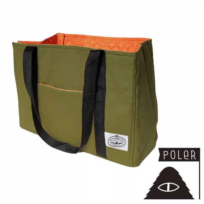 【POLeR】ポーラー 2WAY CARRY TOTE ペット用2WAYトートバッグ わんちゃん OLIVE/ORANGE 防臭 防菌 : ニュービレッジ - 通販 - Yahoo!ショッピング