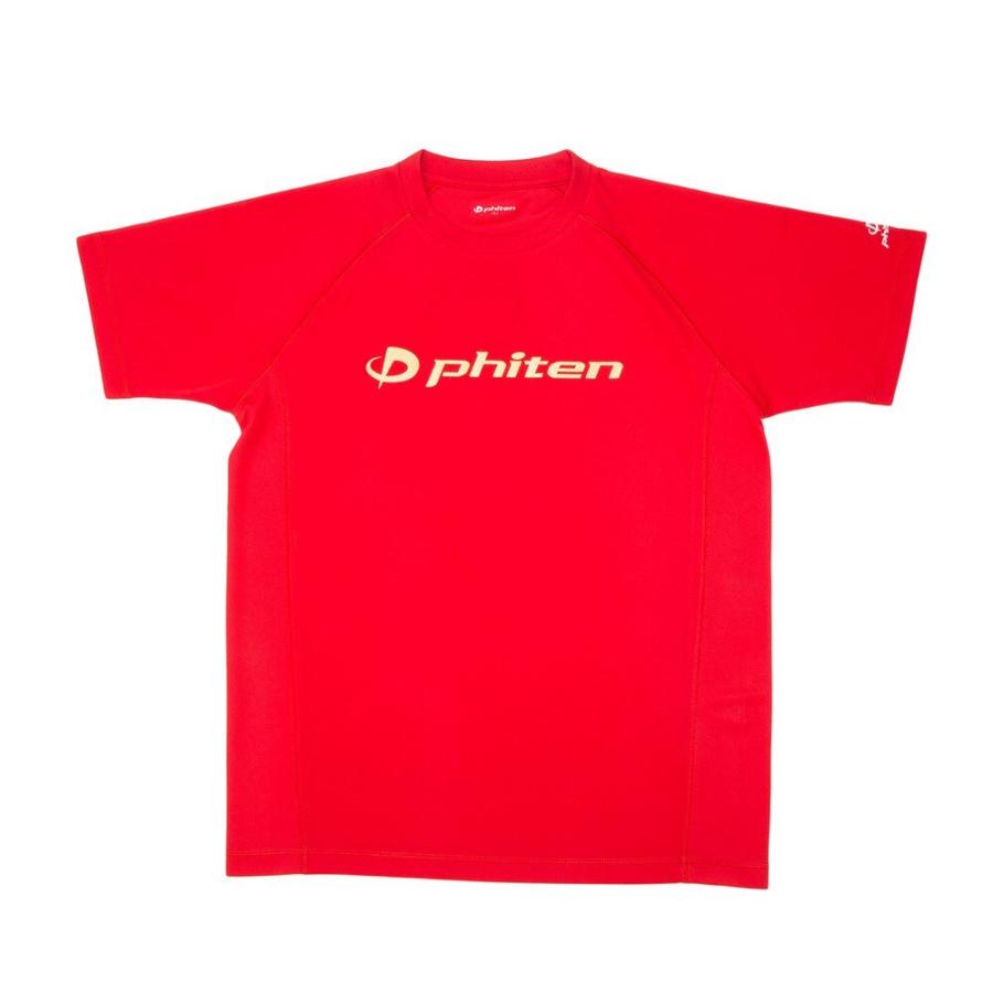 Phiten（ファイテン） (ファイテン）BIGロゴ半袖TシャツJASP O バレーボール Tシャツ JG35000RDGD : ネクサス ...