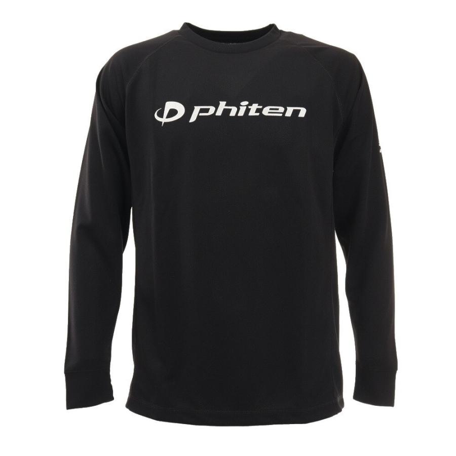 (ファイテン)ファイテンロゴ長袖Tシャツ バレーボール Tシャツ 3121JG4410 BK S3,850円