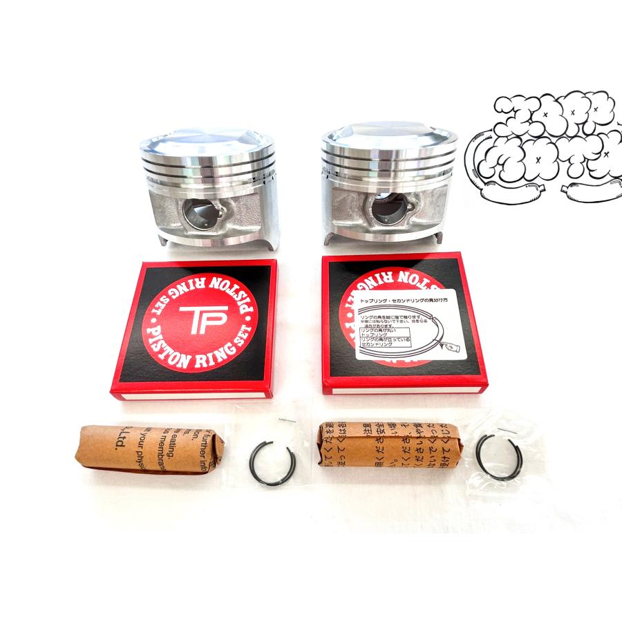 W1 W1S W1SA 650RS W3 シフトアップ製 0.75オーバーサイズピストンキット : mw6302197-3 : ZAPP MOTO - 通販 - Yahoo!ショッピング