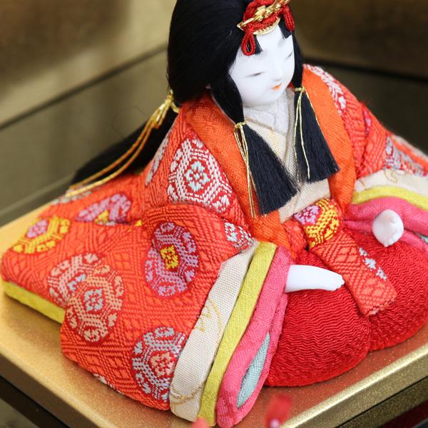 特典付【展示現品】雛人形 木目込み 大里彩作 収納飾り 三段飾り 五人飾り 木目込み人形 桃の節句 お雛様 映え 初節句 黒会津鱗屋 【4C16-ST-616】【062S81】 : hn-18 ...