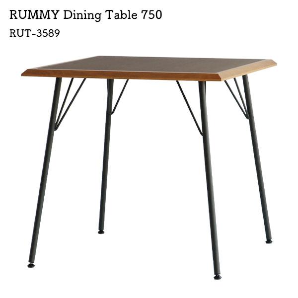 ICHIBA ダイニングテーブル 幅75 正方形 アメリカンヴィンテージ風 (RUMMY Dining Table 750)(RUT-3589 ...
