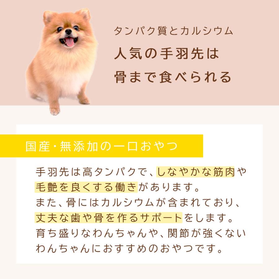 手羽先 120g (60g×2袋) アニマルシェ公式 獣医師監修 国産 無添加 無着色 犬用おやつ ペット用 犬用 犬 おやつ 鶏肉 チキン 骨まで食べられる手羽先 : BAYU STORE ...