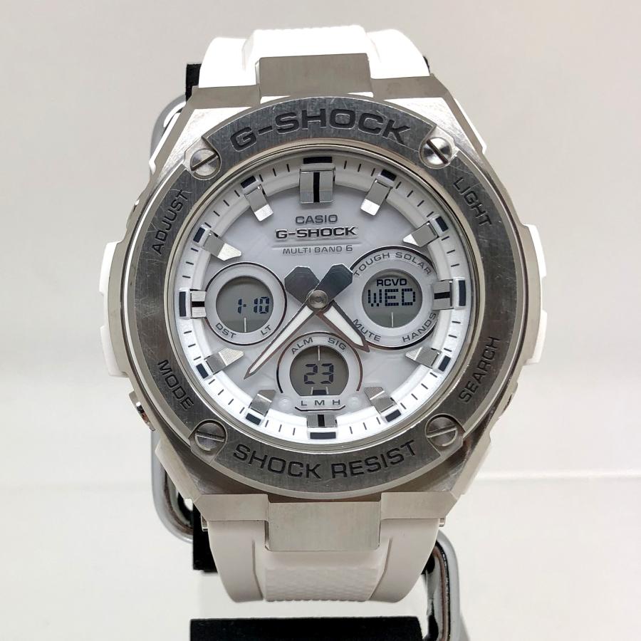G-SHOCK ジーショック CASIO カシオ 腕時計 GST-W310-7A G-STEEL Gスチール アナデジ 電波ソーラー ホワイト ...