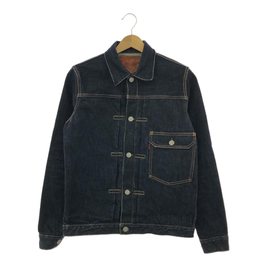 FULLCOUNT FULL COUNT フルカウント 【men1142AH】 2743 タイトフィットデニムジャケット HEAVY OZ 15.5oz グッドコンディション 濃紺 36 TW ...