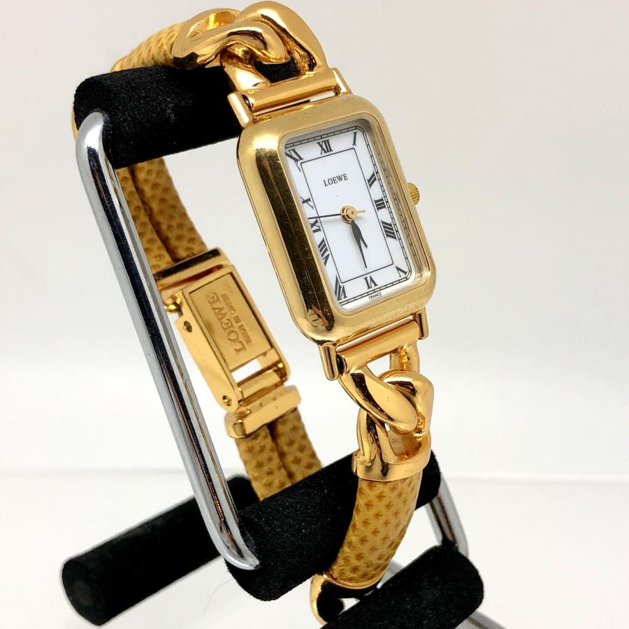 LOEWE ロエベ 【4377D】 クォーツ時計 6014D ゴールド イエロー LOEWE ロエベ 【4377D】 クォーツ時計 6014D ゴールド イエロー