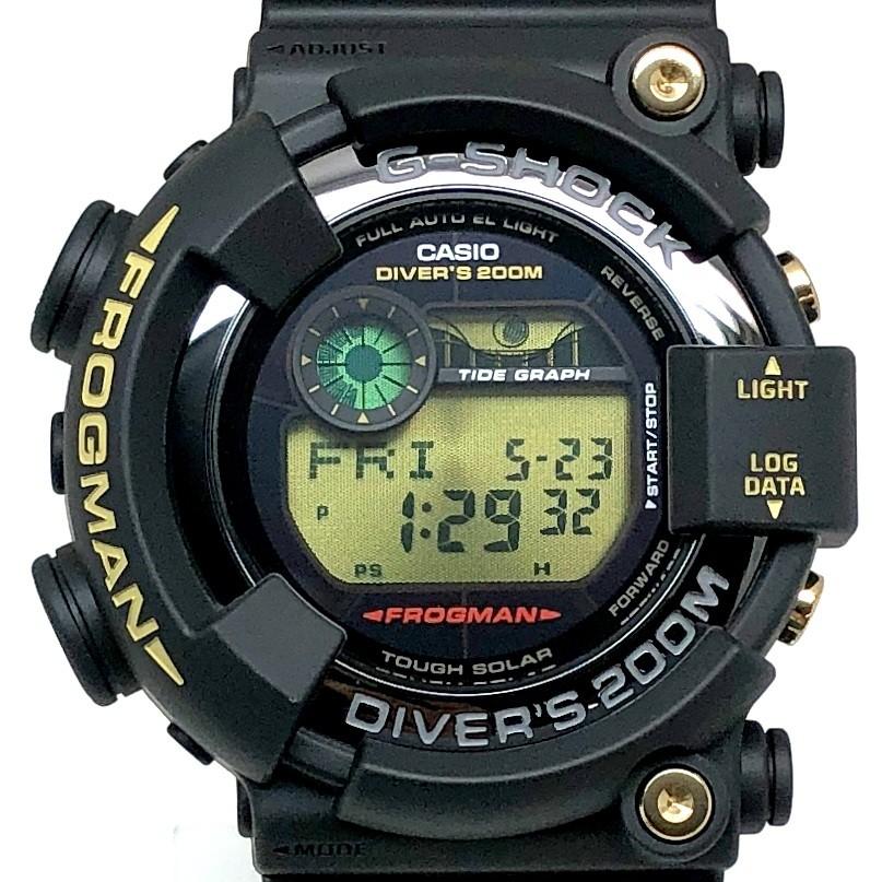 G-SHOCK ジーショック 【ITAOGFSDFDJS】 GF-8235D-1B 35th ANNIVERSARY FROGMAN 35周年記念 フロッグマン タフソーラー ブラック× ...