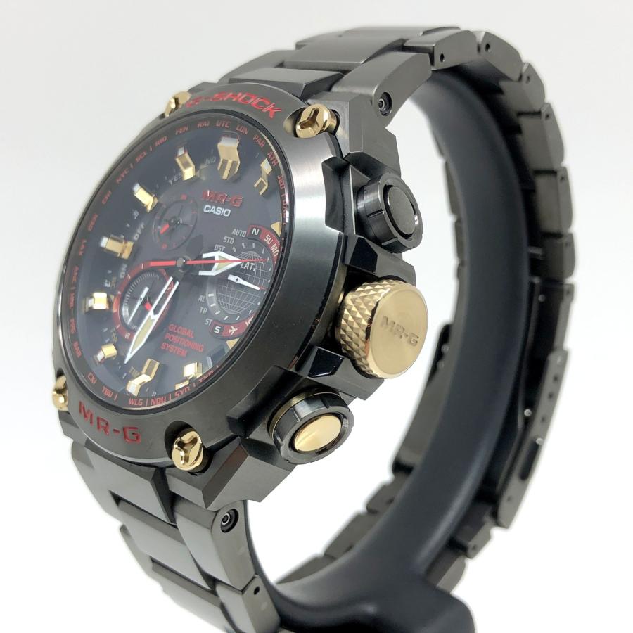 G-SHOCK ジーショック 【ITP8TUEOKTG0】 CASIO カシオ 腕時計 MRG-G1000B-1A4 MR-G 赤備え GPS ハイブリッド電波ソーラー ブラックメタル ...