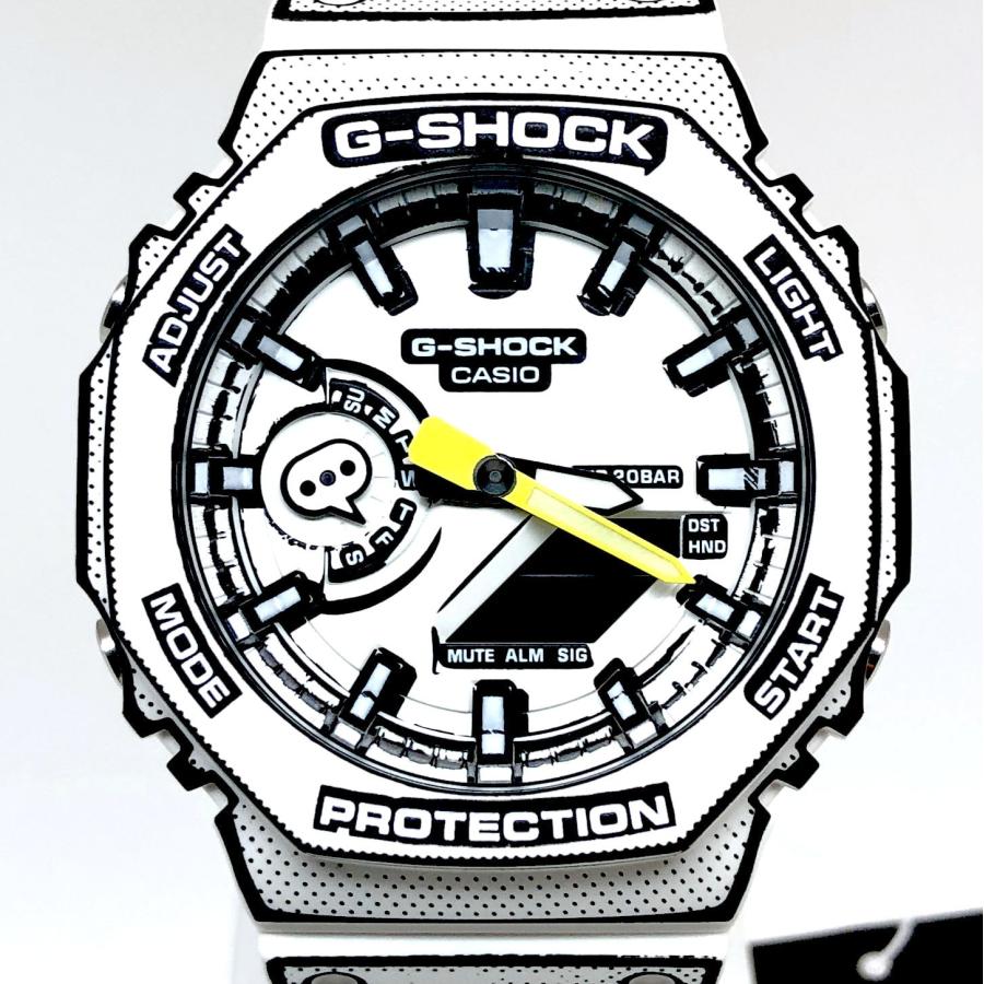 G-SHOCK ジーショック 【ITS333DBIMXO】 GA-2100MNG-7A MANGA THEME SERIES マンガ 漫画 オクタゴン カシオーク ダブルLEDライト アナデジ ...