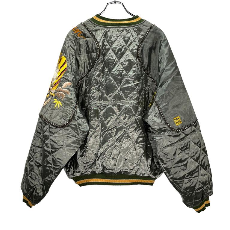 KAPITAL 【men528Y】 SHAM BOMBER レーヨンサテンキルティング KAPITAL 【men528Y】 SHAM BOMBER レーヨンサテンキルティング