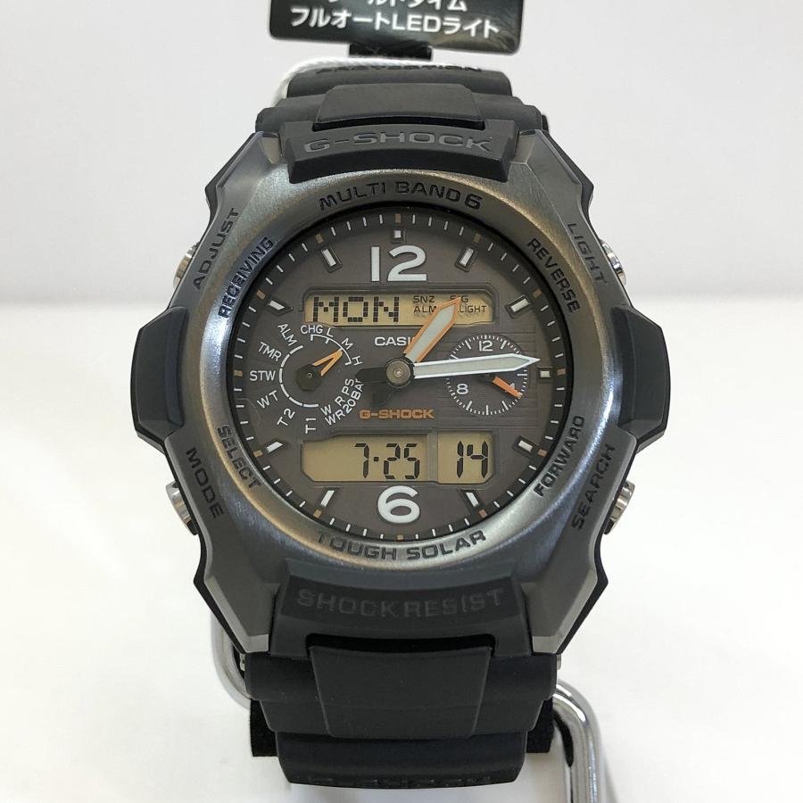 極美品 G-SHOCK ジーショック CASIO カシオ 腕時計 GW-2500B-1AJF アナデジ デジアナ 電波ソーラー タフソーラー ...