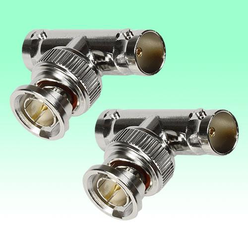 BNCコネクタ 2分配 T字 75Ω 3GHz 2個セット : ネクステージ 防犯カメラ専門店 - 通販 - Yahoo!ショッピング