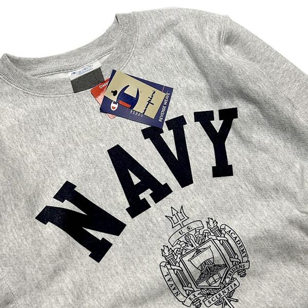Champion Reverse Weave USNA Crew Neck Sweatshirt USNA チャンピオン リバースウィーブ スウェットシャツ【cs3050-gray ...