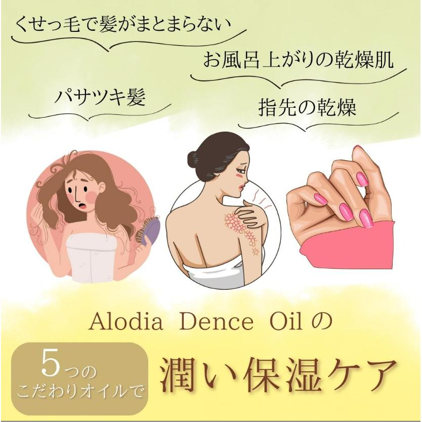 Alodia Dence Oil 80ml OSMANTHUS オスマンサス キンモクセイ アロディア アローディア デンスオイル ヘアオイル ...