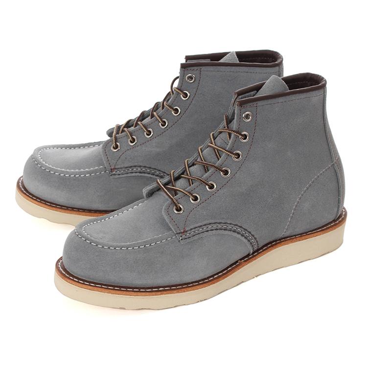 RED WING SHOES Red Wing レッドウィング 6inch CLASSIC MOC 6インチ クラシックモック 8800 ダスティブルー 国内正規品 : NEXT FOCUS ...