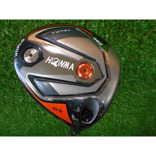中古 ツアーワールド TW747 460 10.5度 ドライバー 純正カーボン S ヘッドカバー無し トルクレンチ無し 本間ゴルフ : d20138300046530d : 中古ゴルフクラブ ...