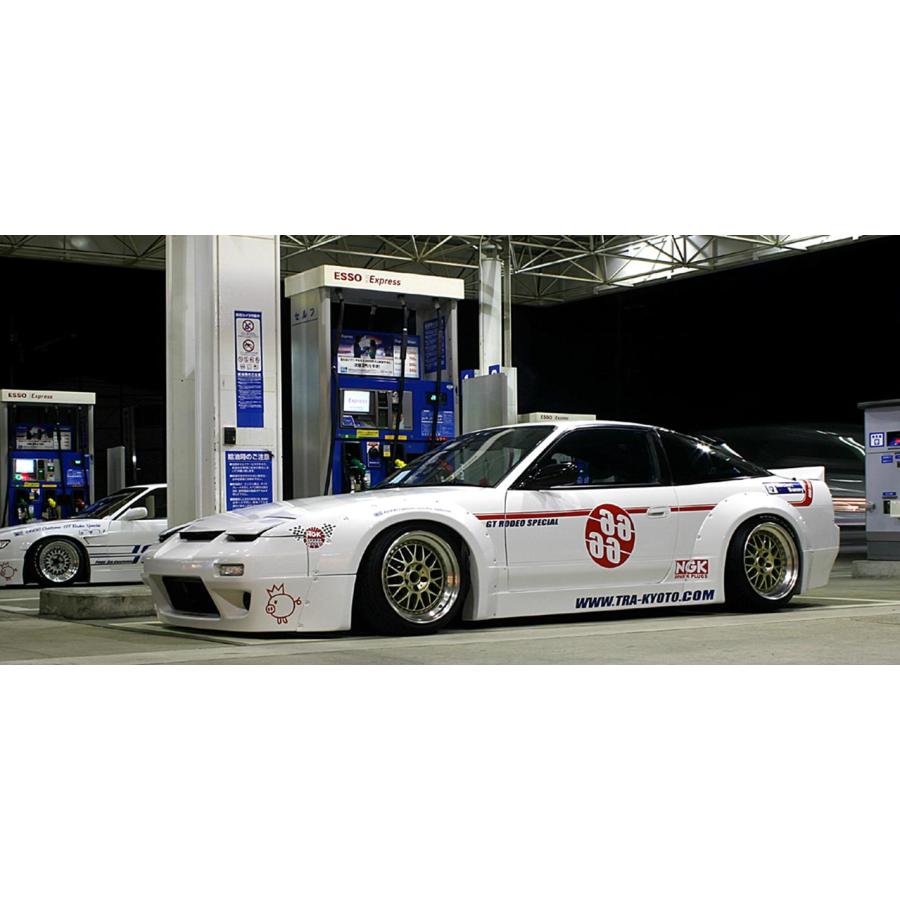 TRA京都 180SX ver.1 3点セット FB/SS/RB フロントバンパー/サイドステップ/リアバンパー RPS13 ロケットバニー ...
