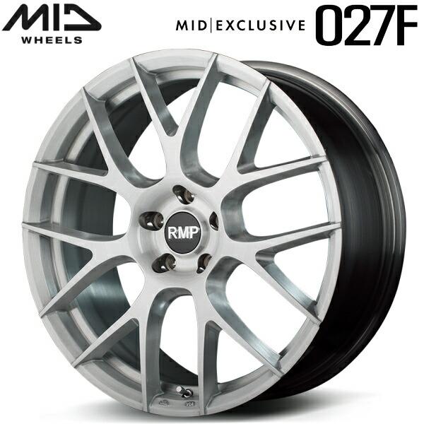 RMP MID 027F ホイール4本 3Dブラッシュド 8.0J-18インチ 5穴/PCD114.3 インセット+42 : ネクストYahoo!ショッピング店 - 通販 - Yahoo!ショッピング