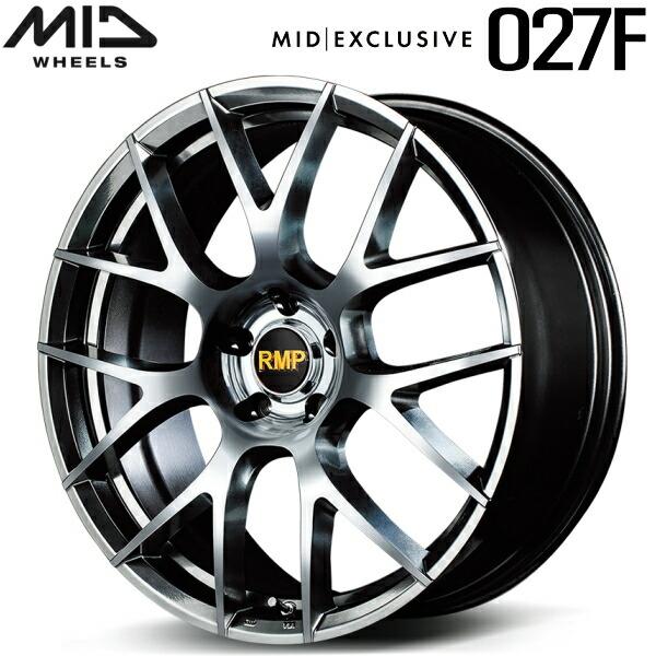 RMP MID 027F ホイール1本 ハイパーメタルコート/ミラーカット 7.0J-17インチ 5穴/PCD114.3 インセット+40 : ネクストYahoo!ショッピング店 - 通販 ...