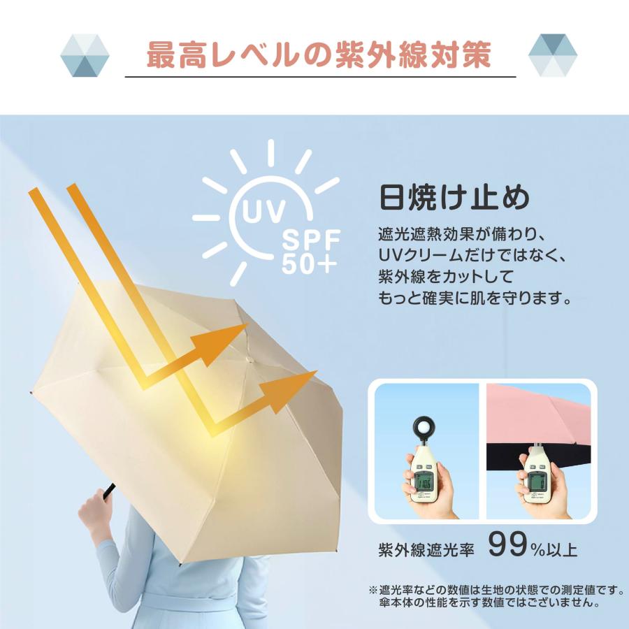 母の日セール 折りたたみ傘 日傘 UVカット 超軽量 214g 5色6本骨＆ ワンタッチ傘 自動開閉折りたたみ傘 8本骨 超撥水 晴雨兼用 頑丈 完全遮光 梅雨対策 : ネクスビジョンショップ ...