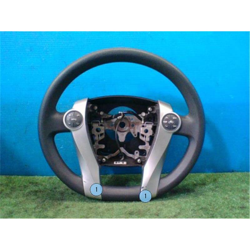 トヨタ 純正 アクア 《 NHP10 》 ステアリングホイール 45100-47120-C0 P21000-23005482 : NGPパーツ ...