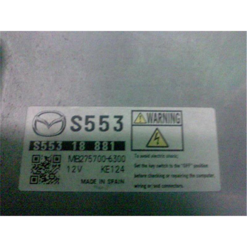 マツダ 純正 デミオ 《 DJ5FS 》 エンジンコンピューター S553-18-881 P70100-21001357 : NGPパーツ王ヤフーショッピング店 - 通販 - Yahoo!ショッピング