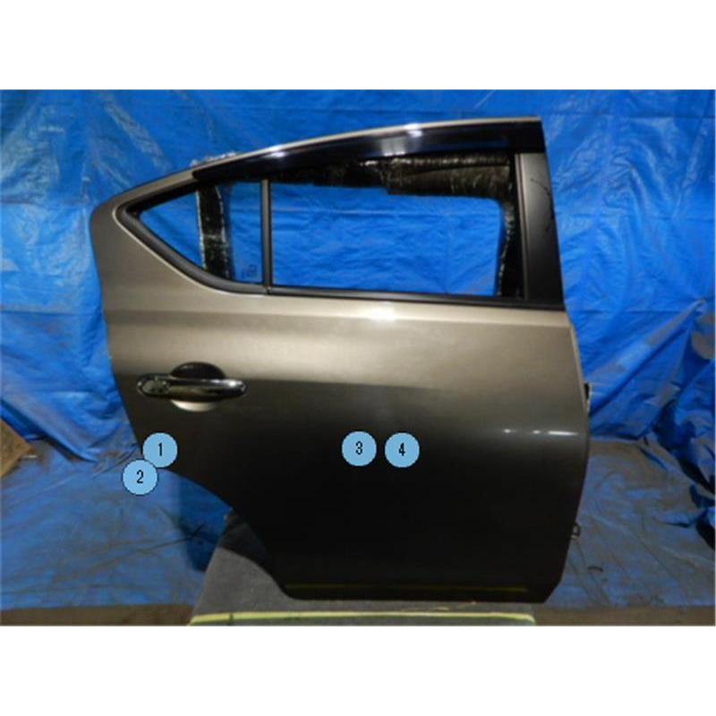日産 純正 ティーダラティオ 《 N17 》 右リアドア H210M-3BGMA P80400-23001902 : NGPパーツ王ヤフー ...